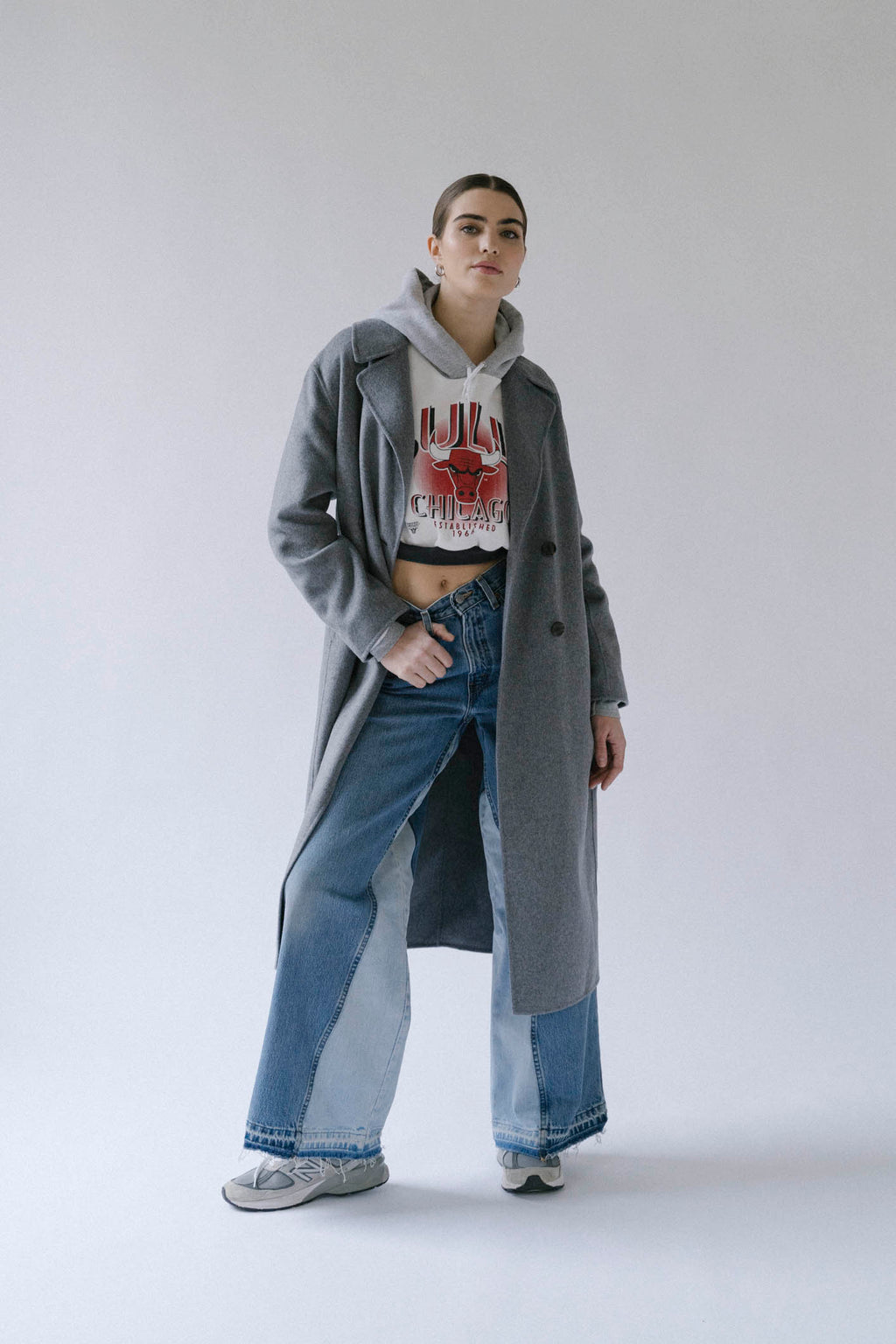 +REwork 2 Tone Wide Leg Jeans | Upcycled Vintage Clothing Online – GOAT ...