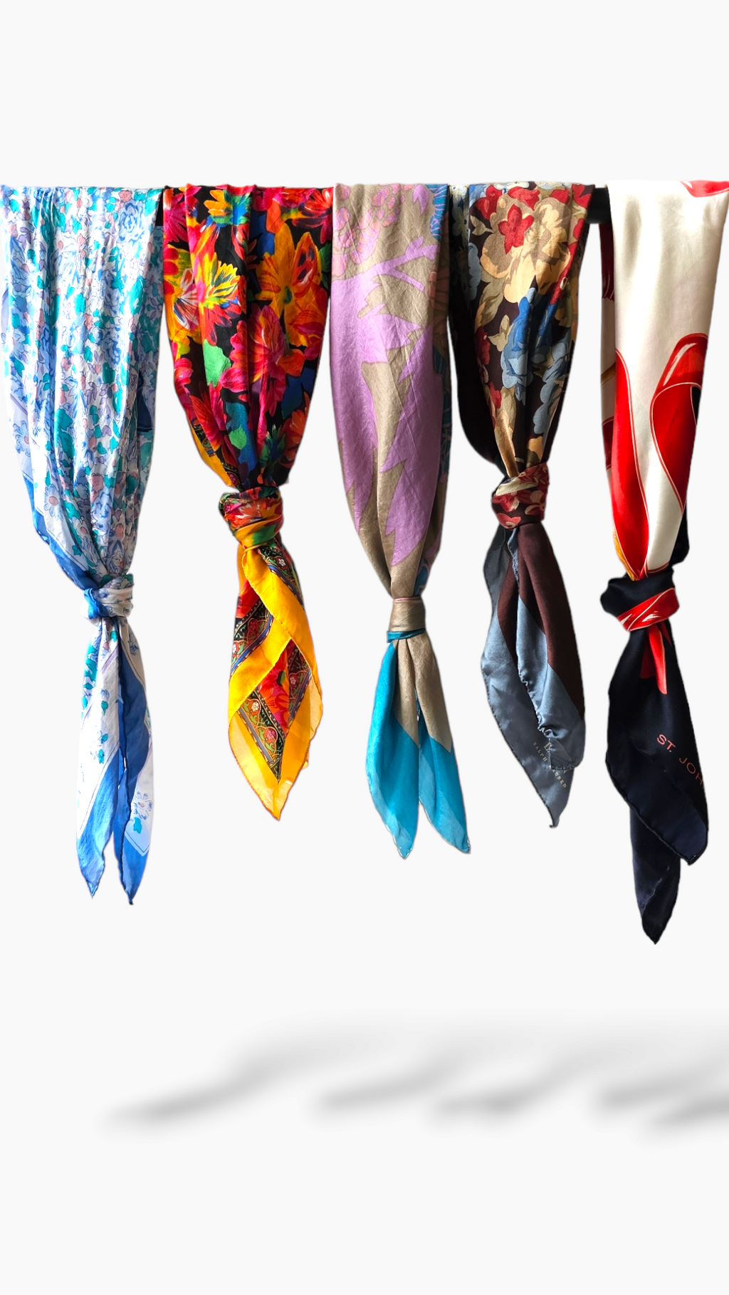 Vintage Silk Scarf - Mystery Print – GOAT Vintage